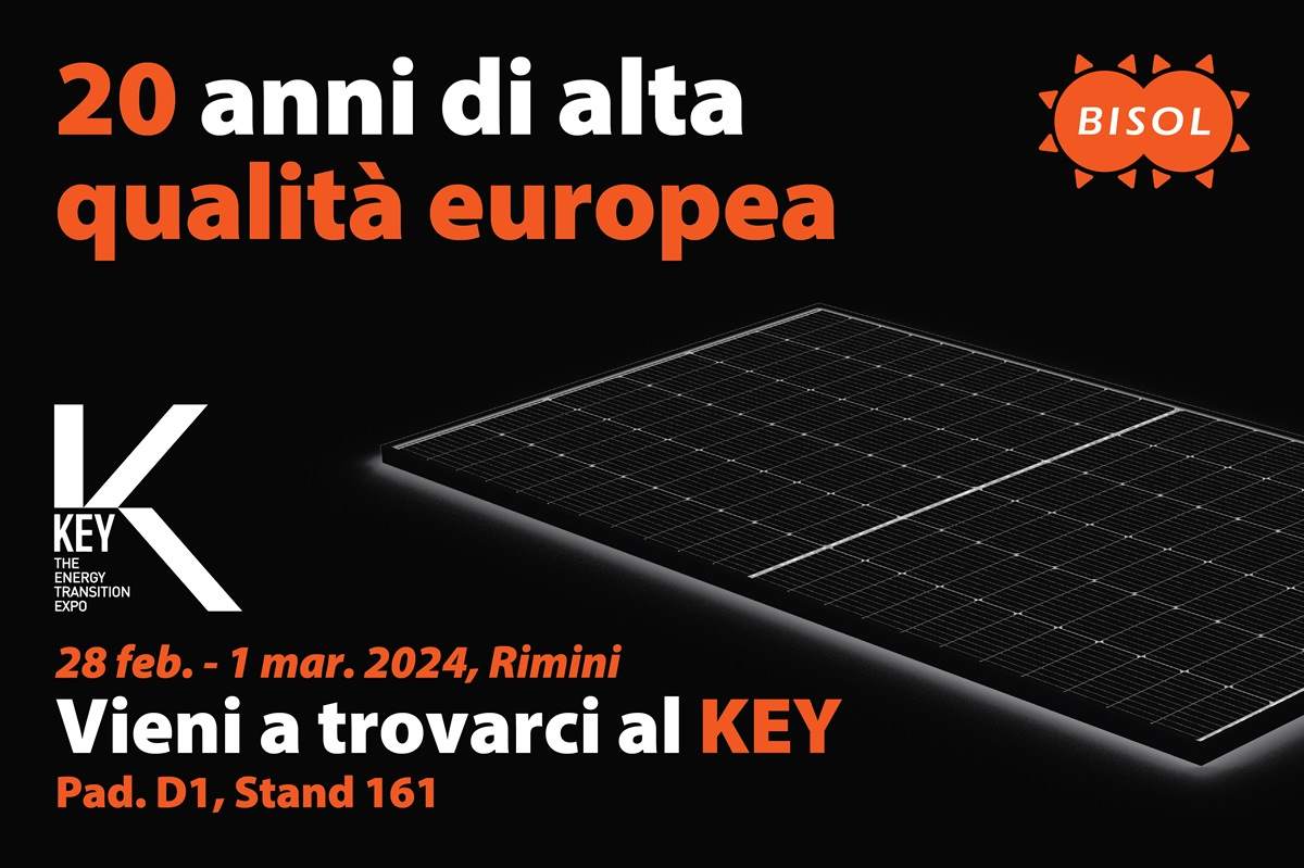 Le innovazioni fotovoltaiche di Bisol alla fiera KEY 2024 | QualEnergia.it